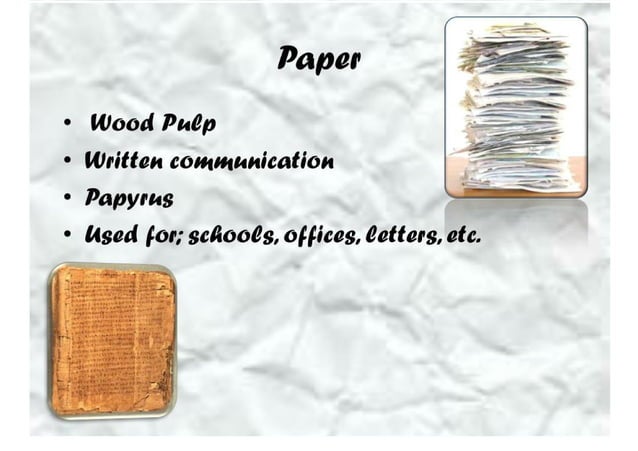 How Paper Is Made From Trees! | PPT