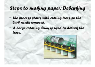 How Paper Is Made From Trees! | PPT