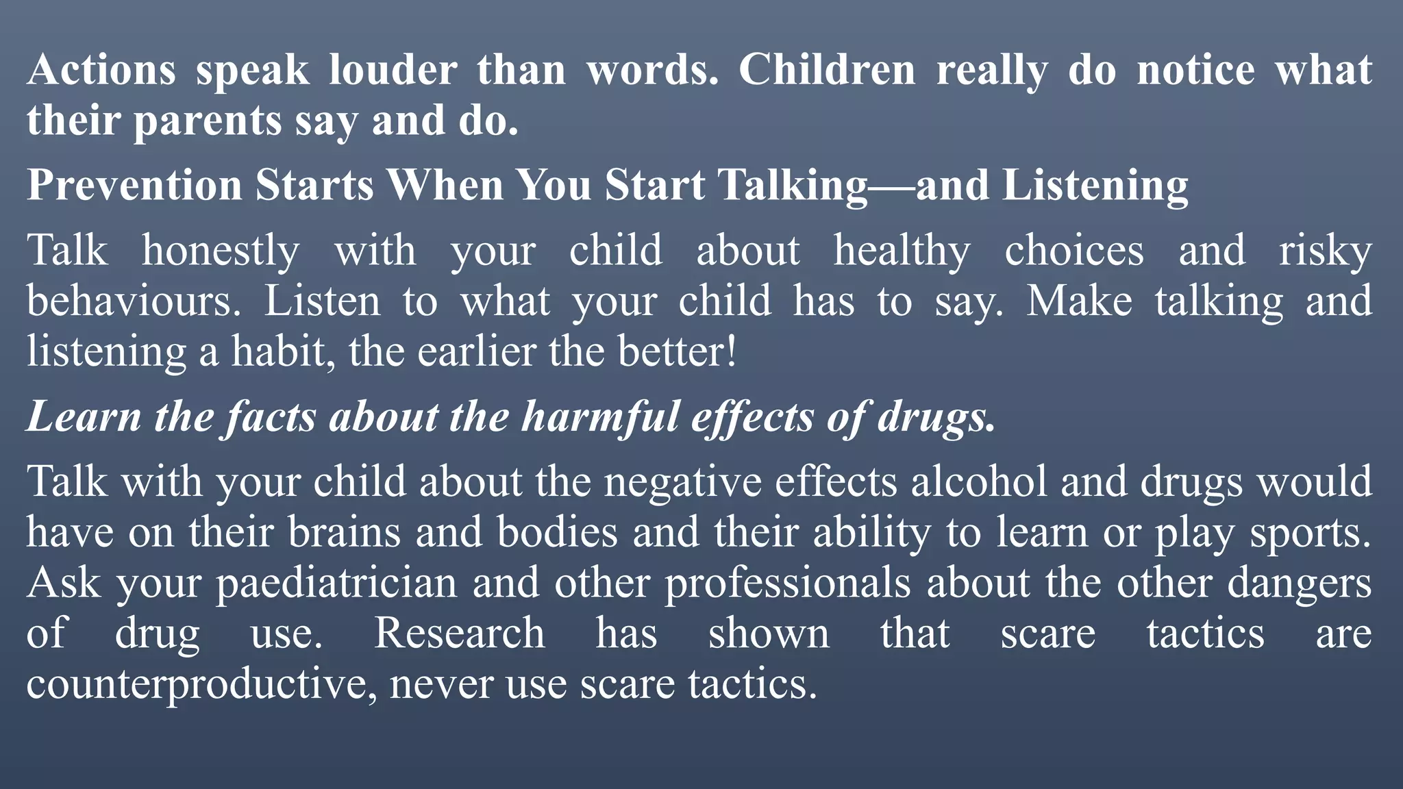 How parents can prevent drug abuse | PPTX