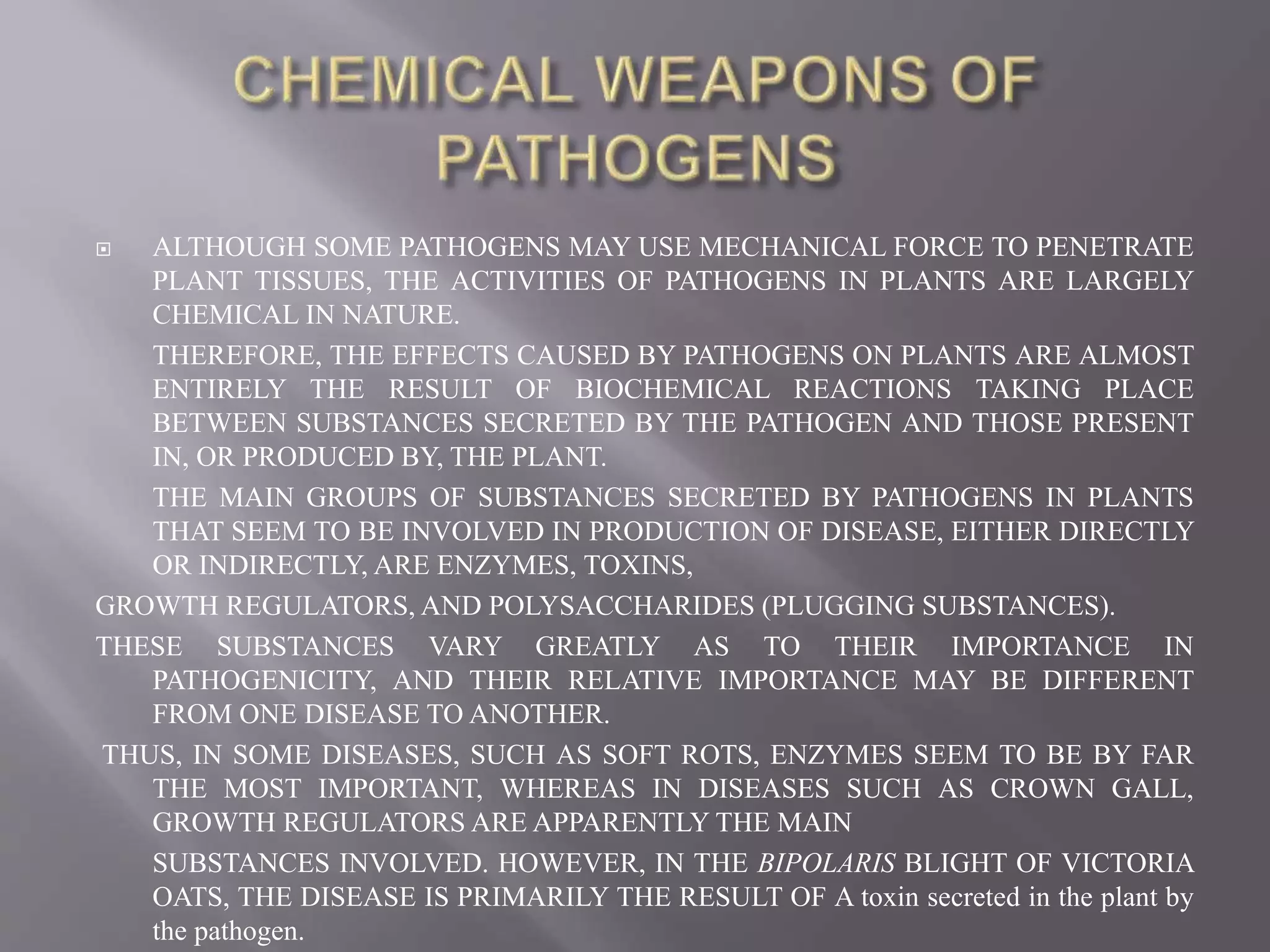 How pathogens attack plants | PPTX