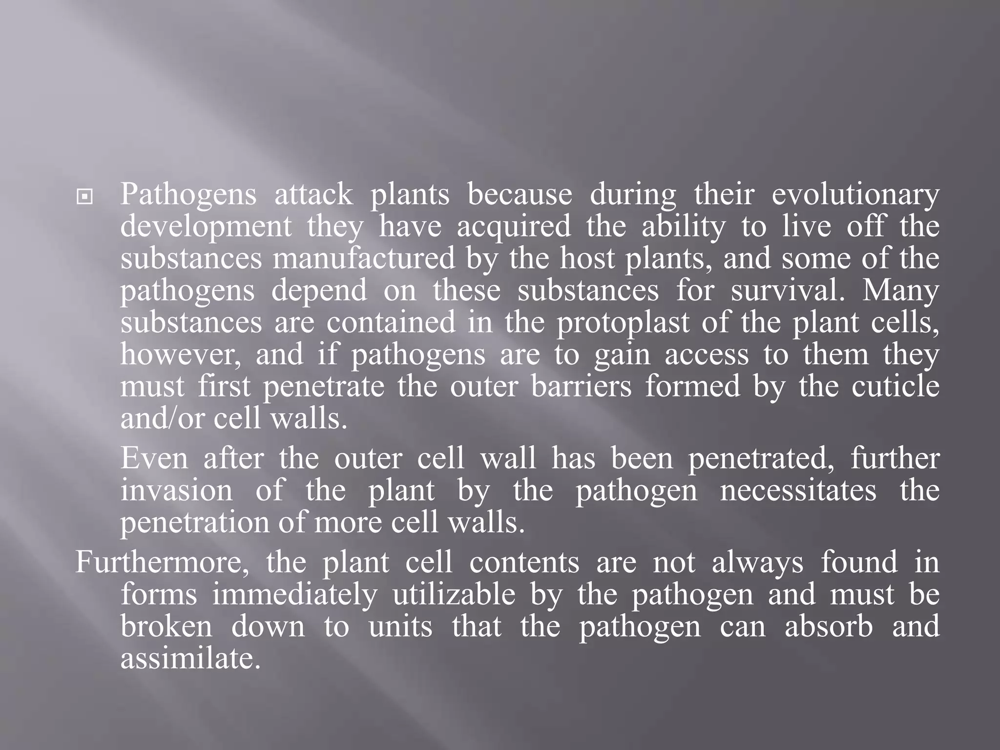 How pathogens attack plants | PPTX