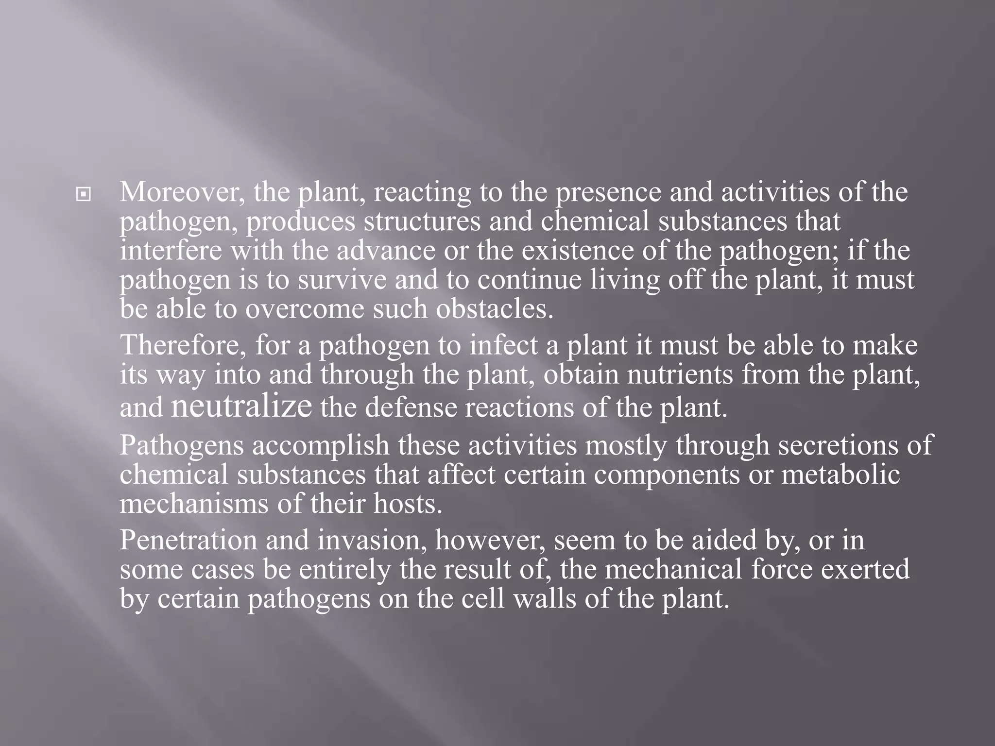 How pathogens attack plants | PPTX
