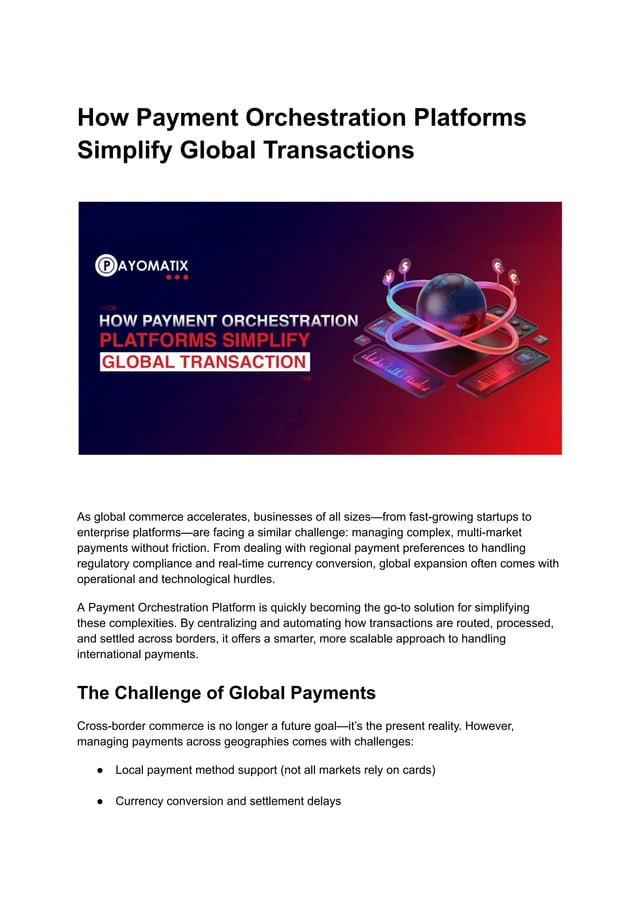 How Payment Orchestration Platforms Simplify Global Transactions.pdf