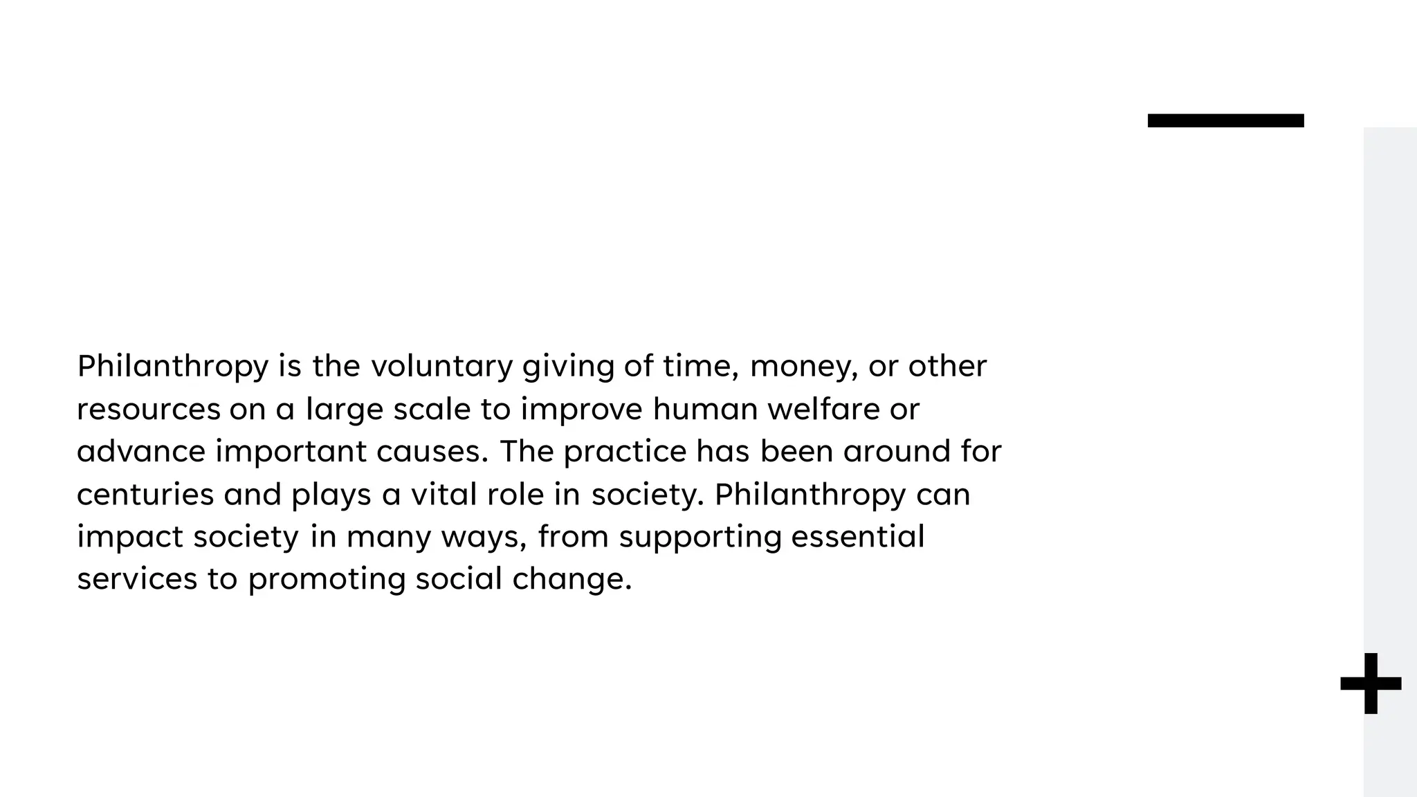 How Philanthropy Impacts Society | PDF