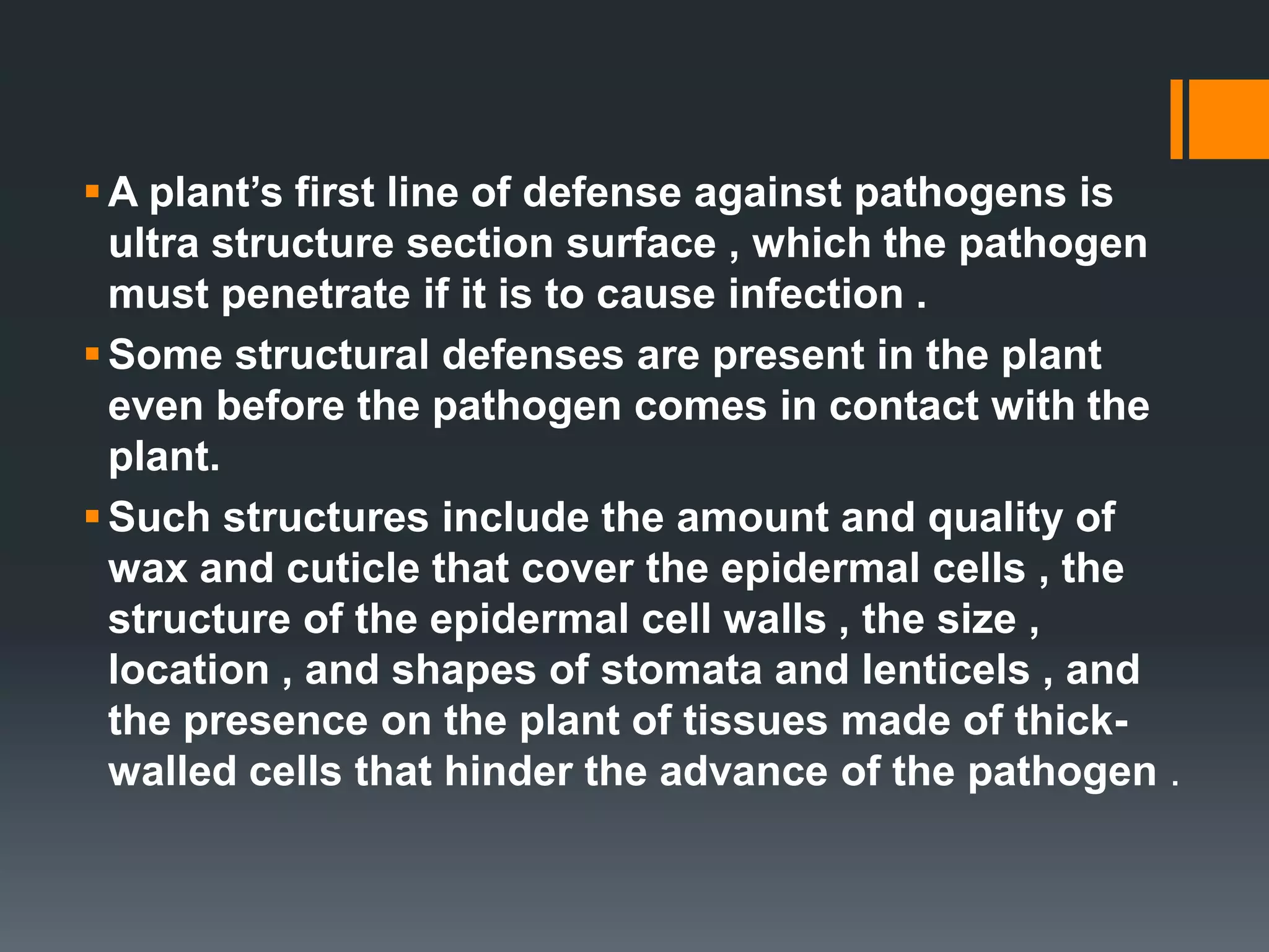 How plants defend themselves against pathogens | PPTX