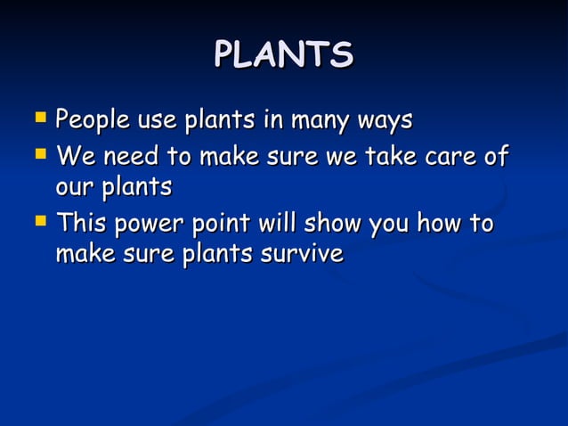 Howplantssurvuve | PPT