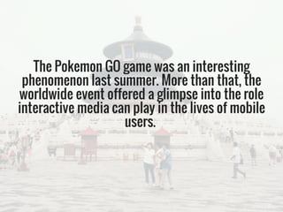 How Pokemon Go Schooled Us On The Importance and Emergence of Mixed ...