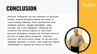 How Political Strategists Work Behind the Scenes of Shaping Political ...