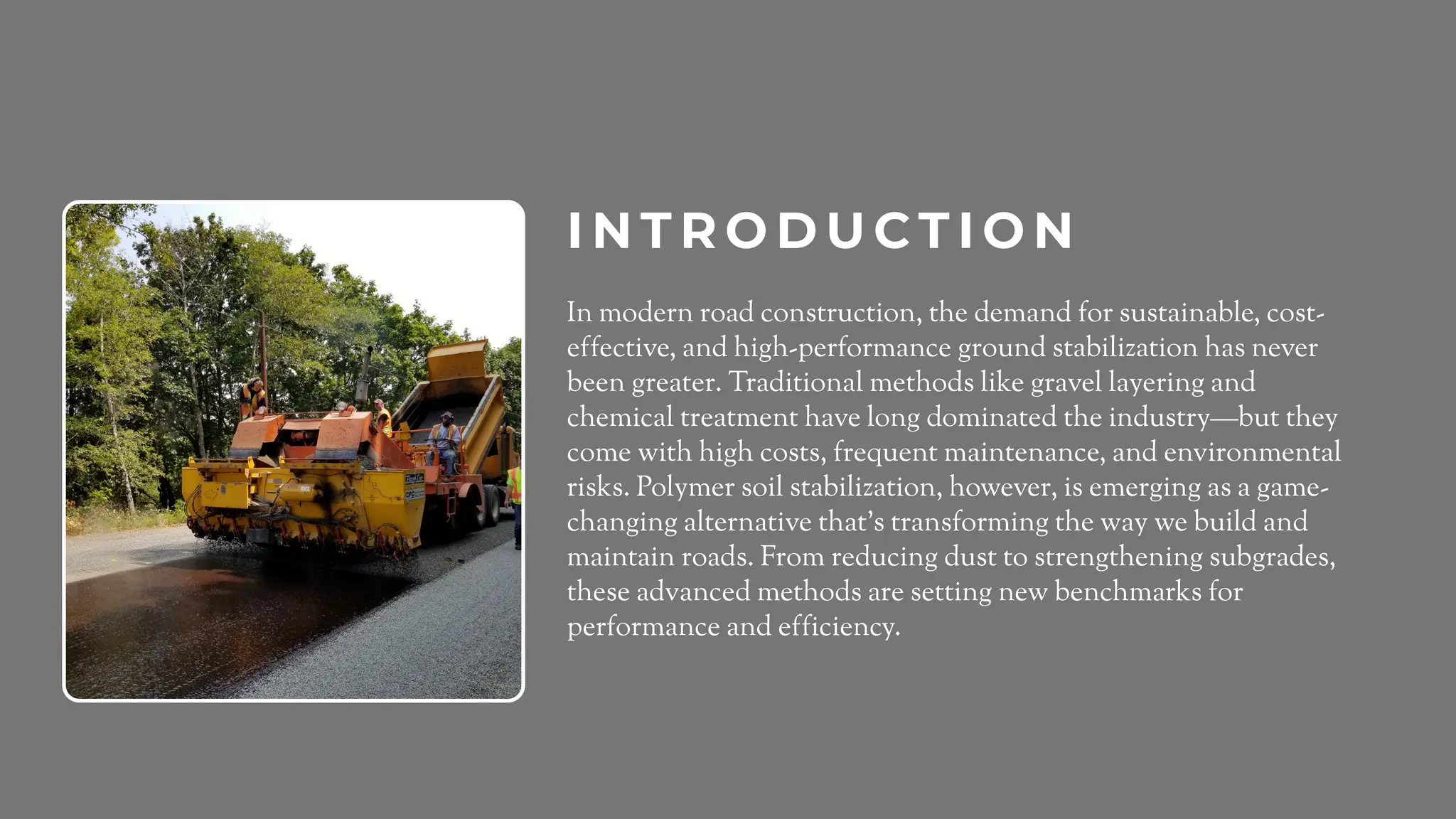 How Polymer Soil Stabilization Methods are Changing the Game in Road ...