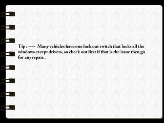 How Power Window Works | PDF