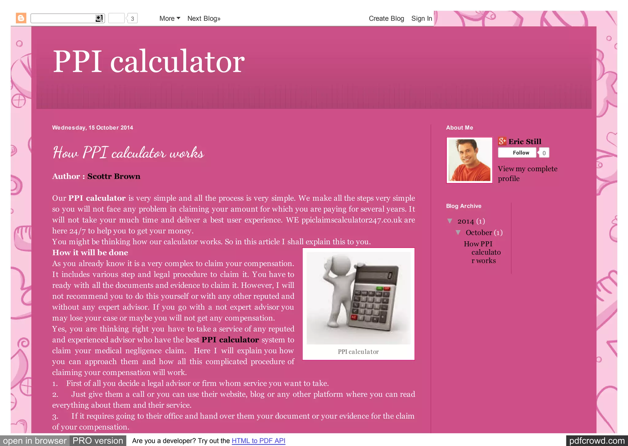 How ppi calculator works | PDF | Web Design and HTML | Internet