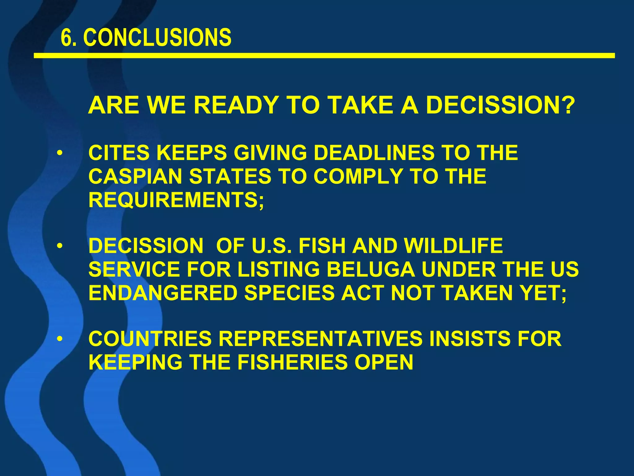 How Precautionary Should We Be To Avoid The Extinction Sturgeons | PPT