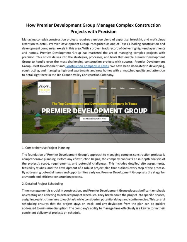 How Premier Development Group Manages Complex Construction Projects with Precision.pdf