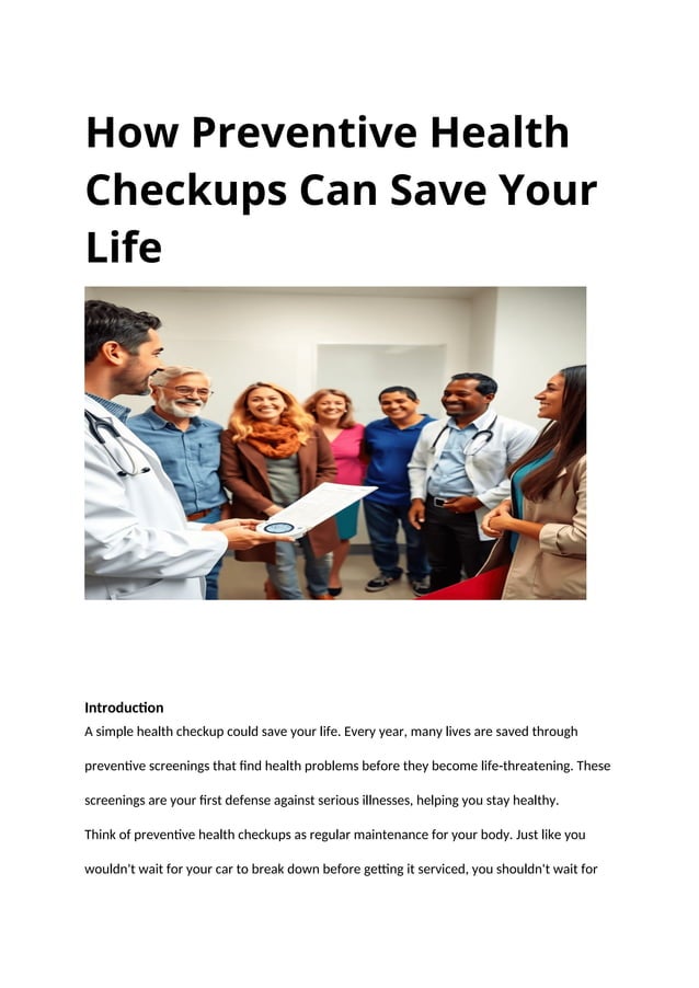 How Preventive Health Checkups Can Save Your Life.docx
