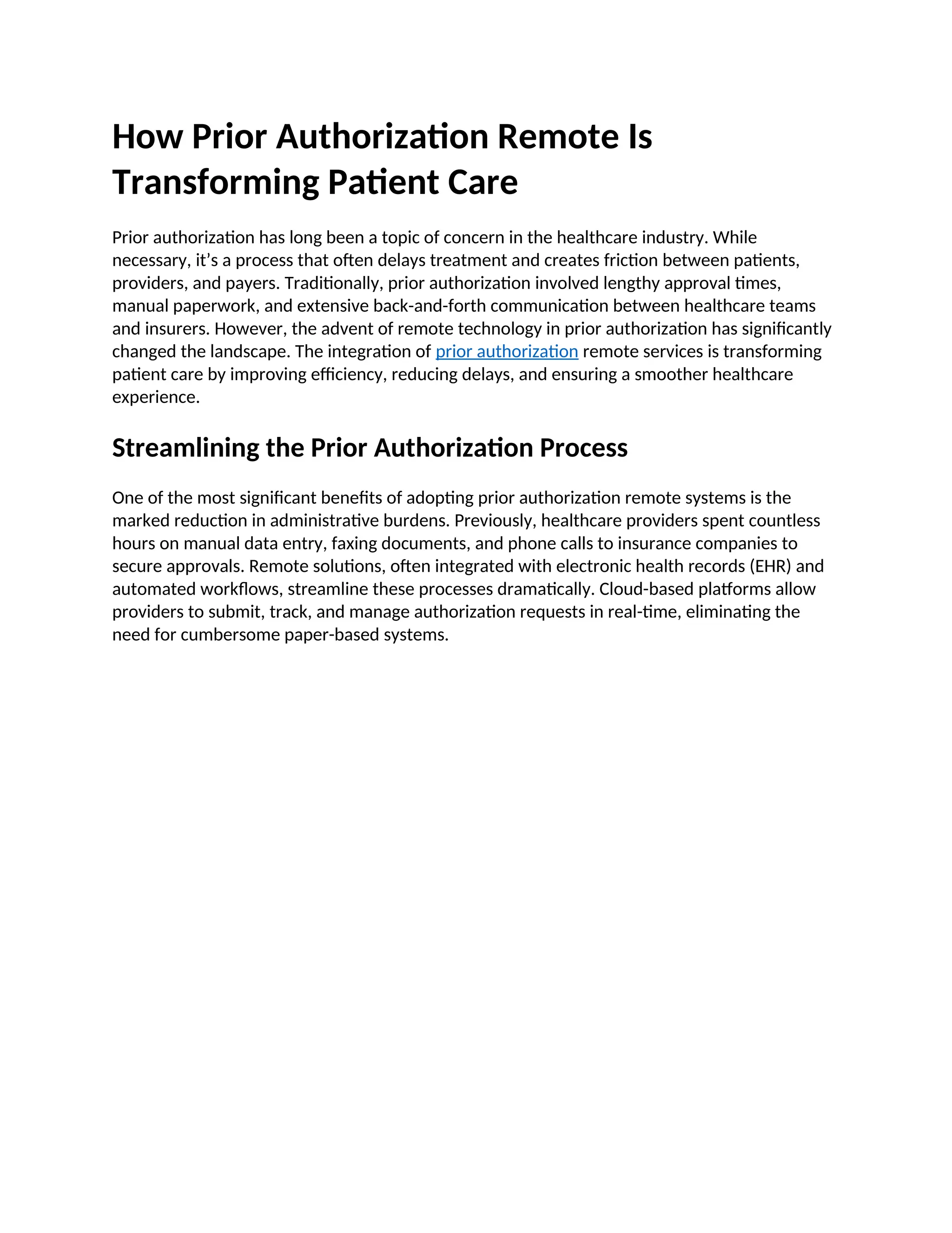How Prior Authorization Remote Is Transforming Patient Care.docx