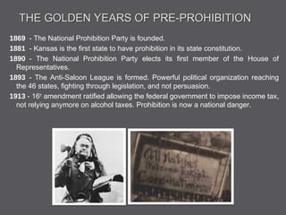 How prohibition changed spirits around the world low res | PPT