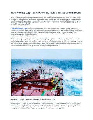 How Project Logistics is Powering India’s Infrastructure Boom.pdf
