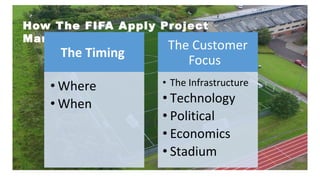 How project management apply on football soccer | ODP
