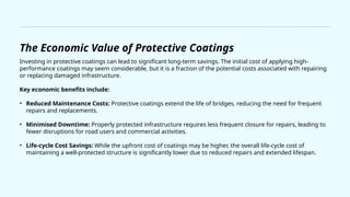 Extending Infrastructure Life with Protective Coatings | PPTX