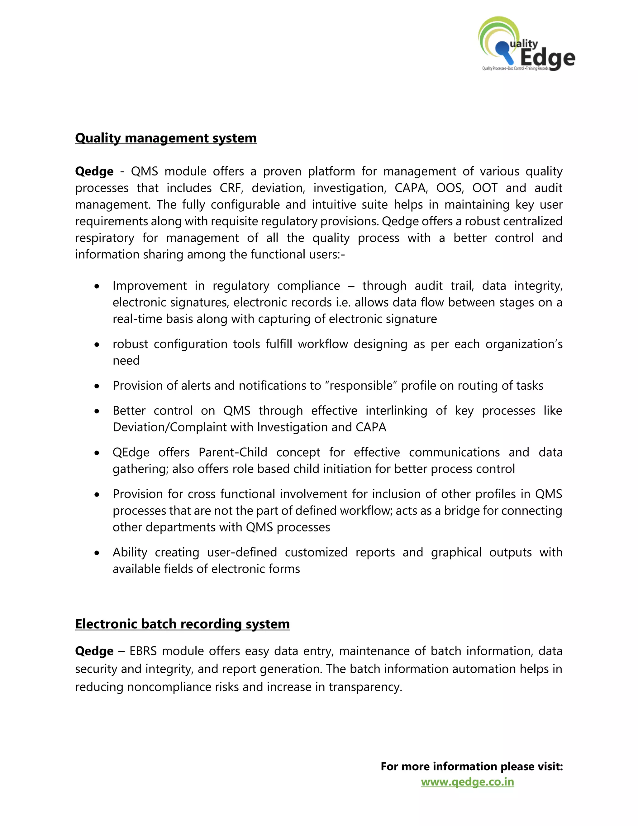 How QEdge assist you to accelerate your ROI? | PDF