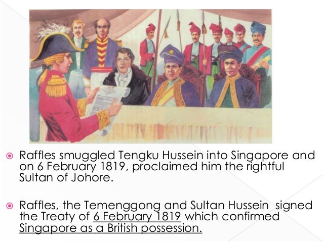 How Raffles Set Up A Trading Settlement In Singapore - A Long Version