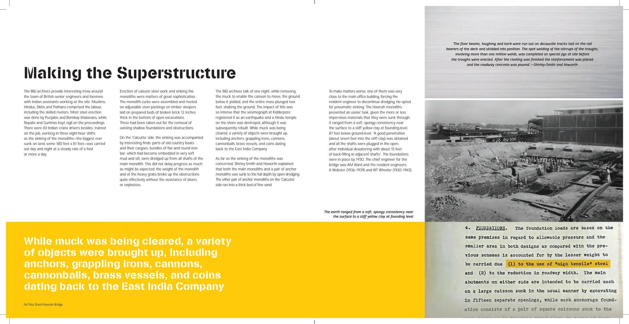 The Construction of a Engineering Marvel :Howrah Bridge | PDF