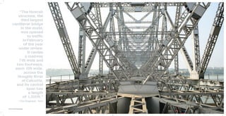 The Construction of a Engineering Marvel :Howrah Bridge | PDF