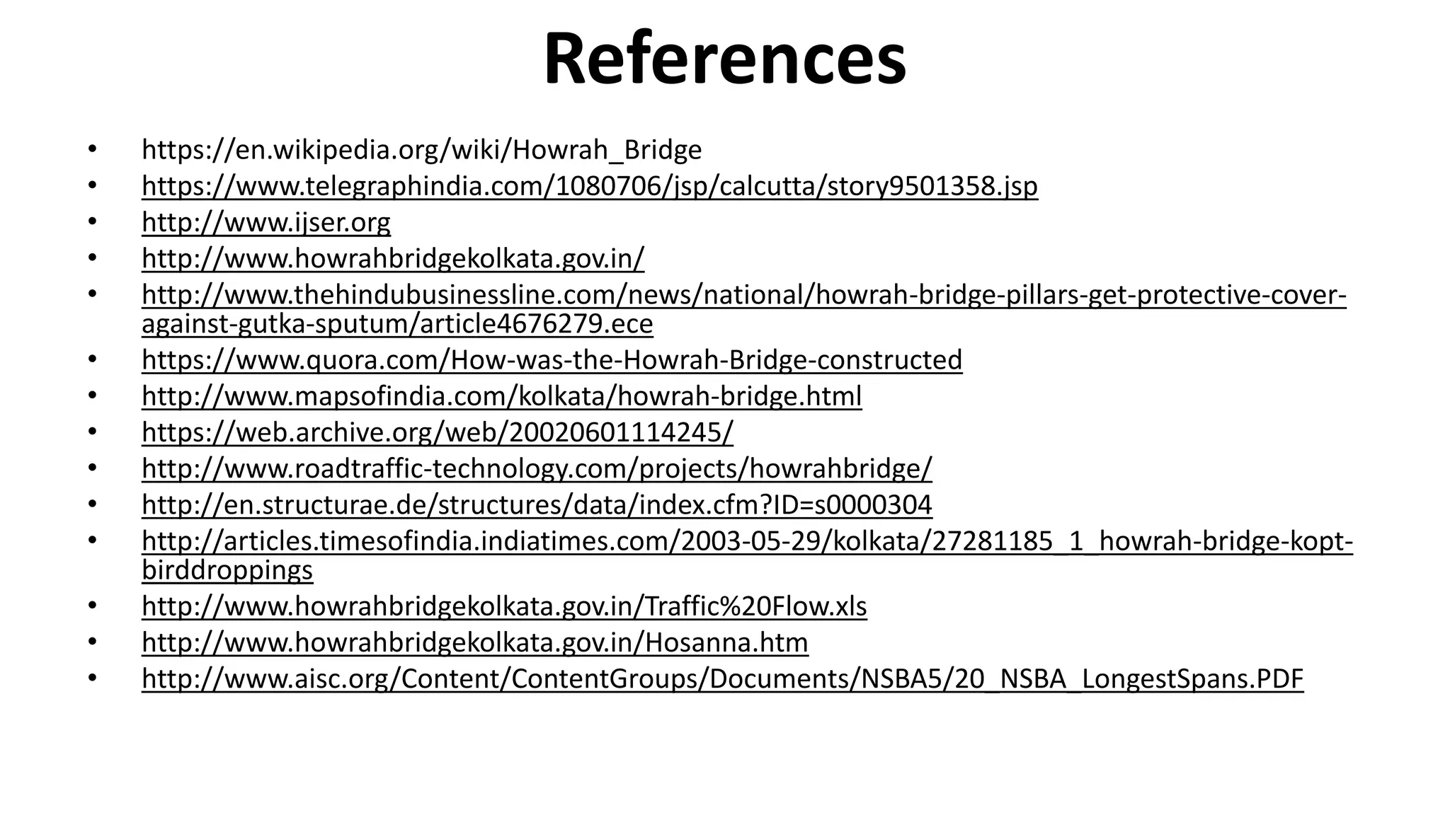 Howrah bridge ppt | PPTX