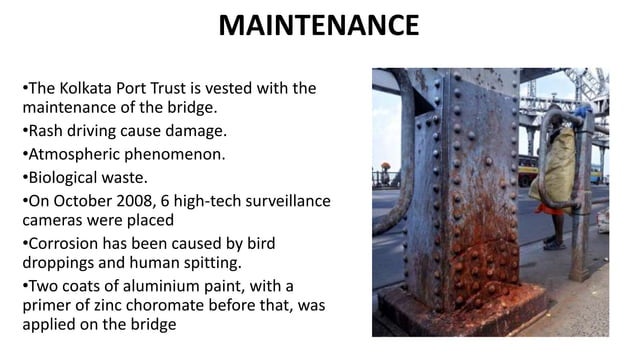 Howrah bridge ppt | PPTX | Civil Engineering Industry | Industries