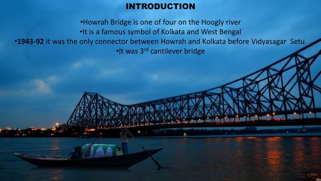 Howrah bridge ppt | PPTX | Civil Engineering Industry | Industries