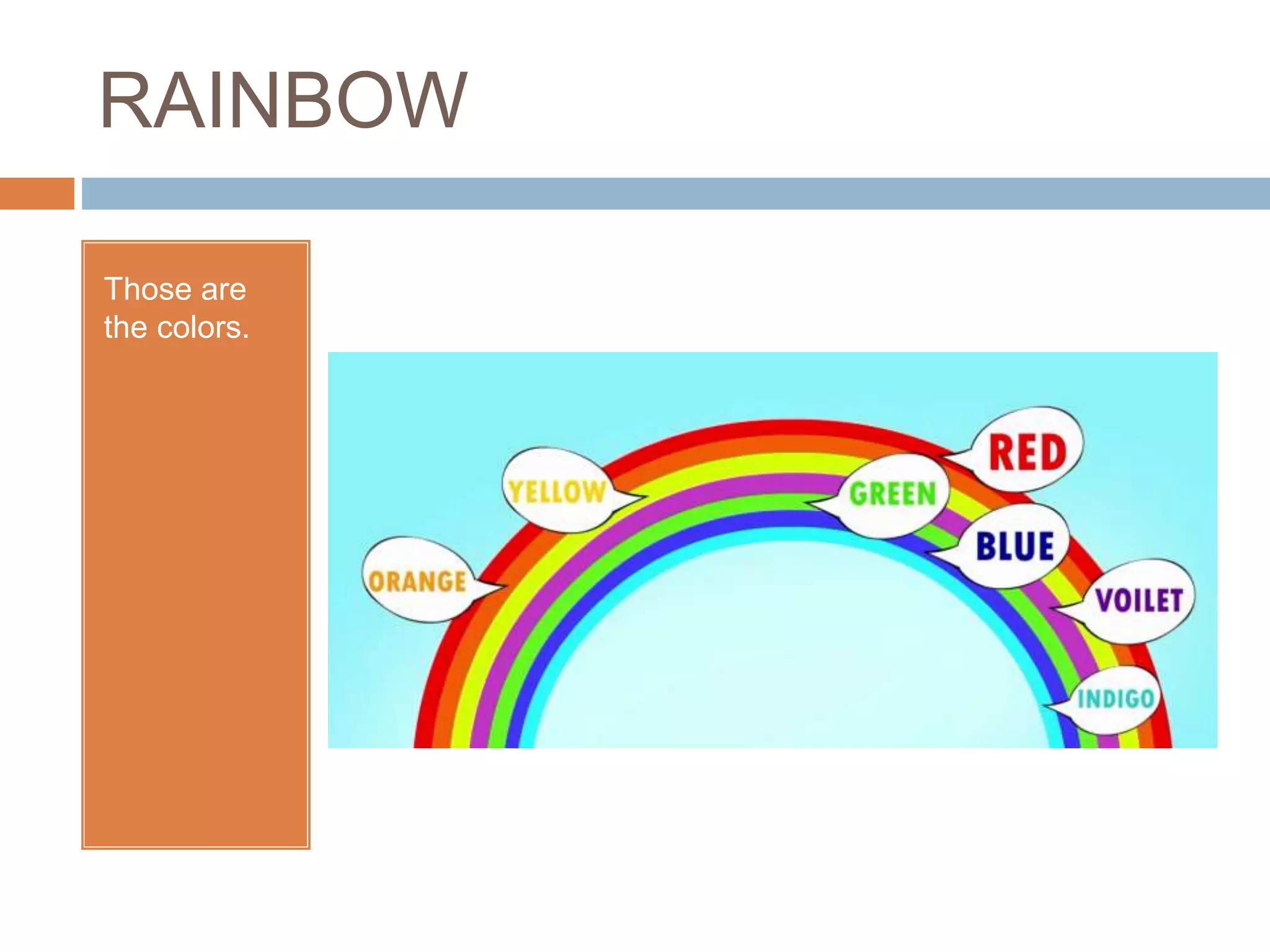 How rainbow is formed | PPT