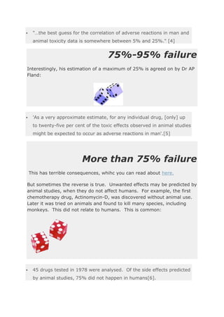 How reliable are animal experiments? Exposing failure rates from animal ...