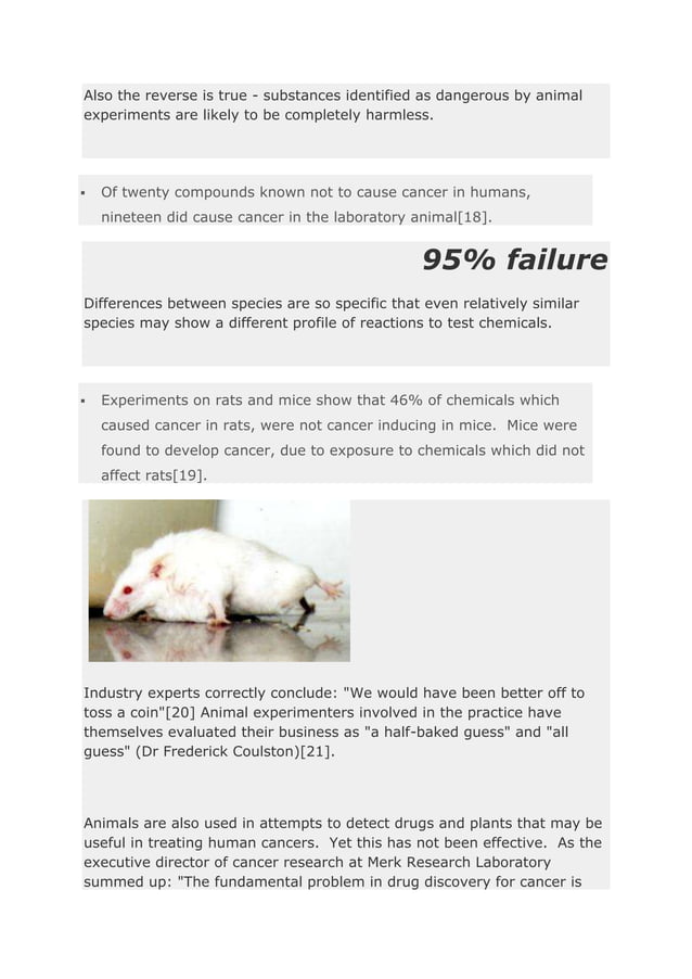 How reliable are animal experiments? Exposing failure rates from animal ...