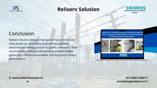 How Reliserv Solution Designs High-Performance Control & Relay Panels ...
