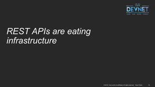 How REST APIs are Eating Infrastructure | PPT