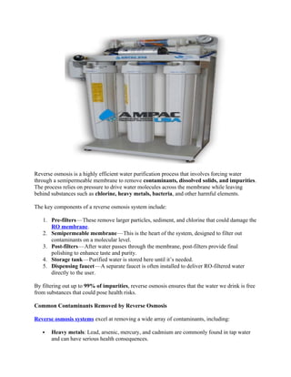 How Reverse Osmosis Transforms Tap Water into Pure Refreshment.docx