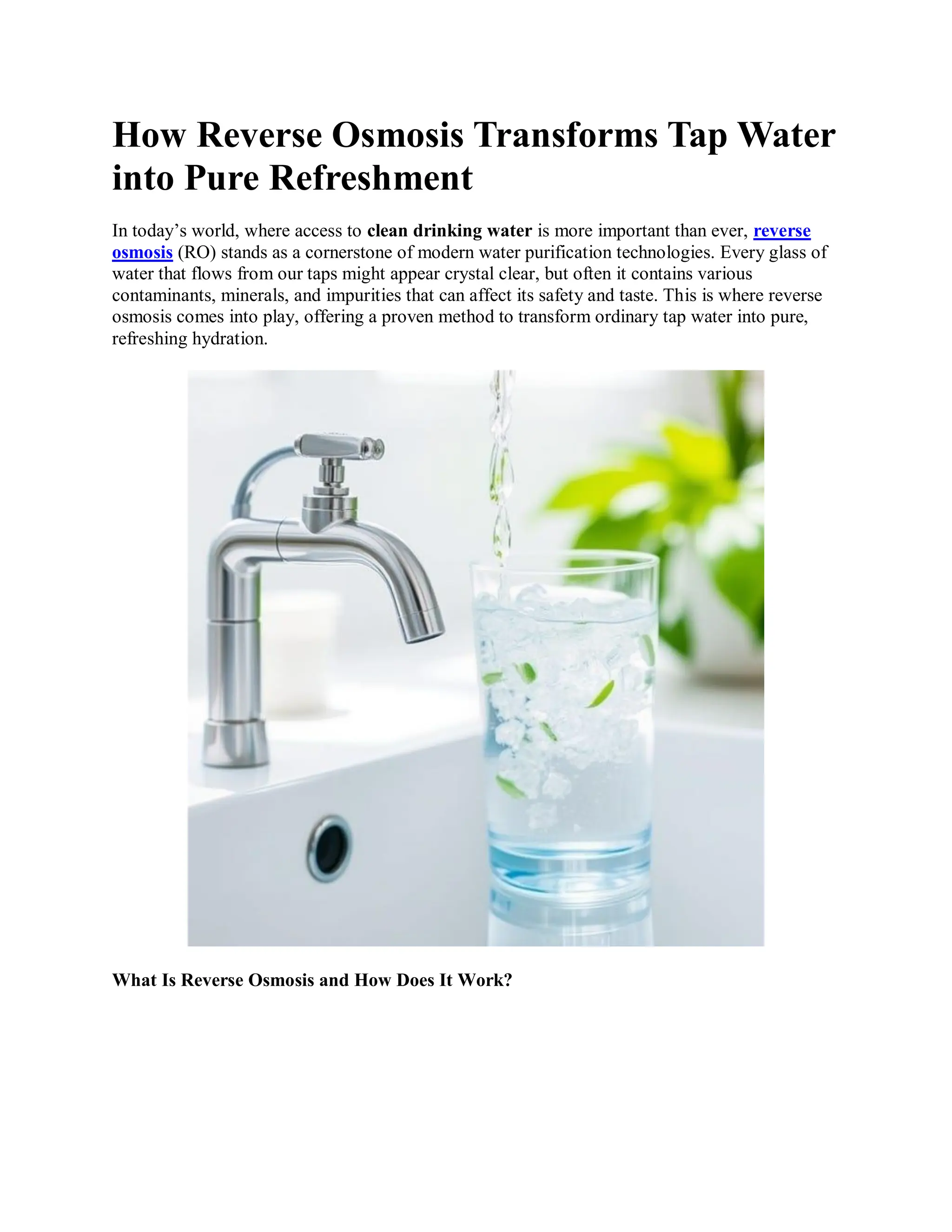 How Reverse Osmosis Transforms Tap Water into Pure Refreshment.pdf