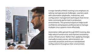 How RHCE Training Builds Practical Linux Automation Skills | PPTX