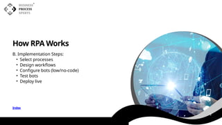 Transforming Workflows: The Power of Robotic Process Automation (RPA ...