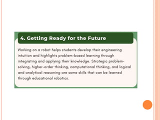 How Robotics Improves Education at School - RoboGenius | PPTX