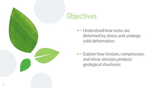 How rocks behave under different types of stress | PPTX
