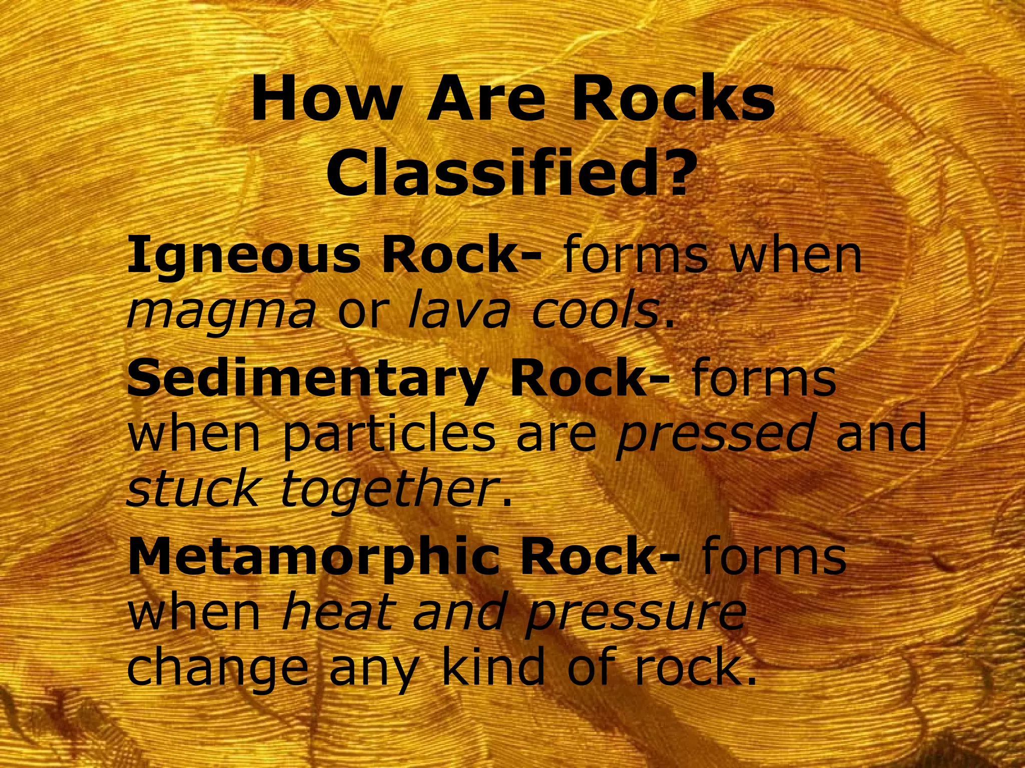 How rocksform | PPT