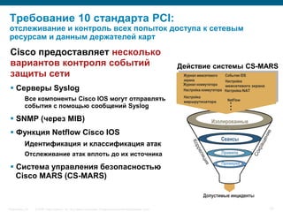 Как маршрутизатор Cisco ISR помогает выполнить требования PCI DSS | PPT