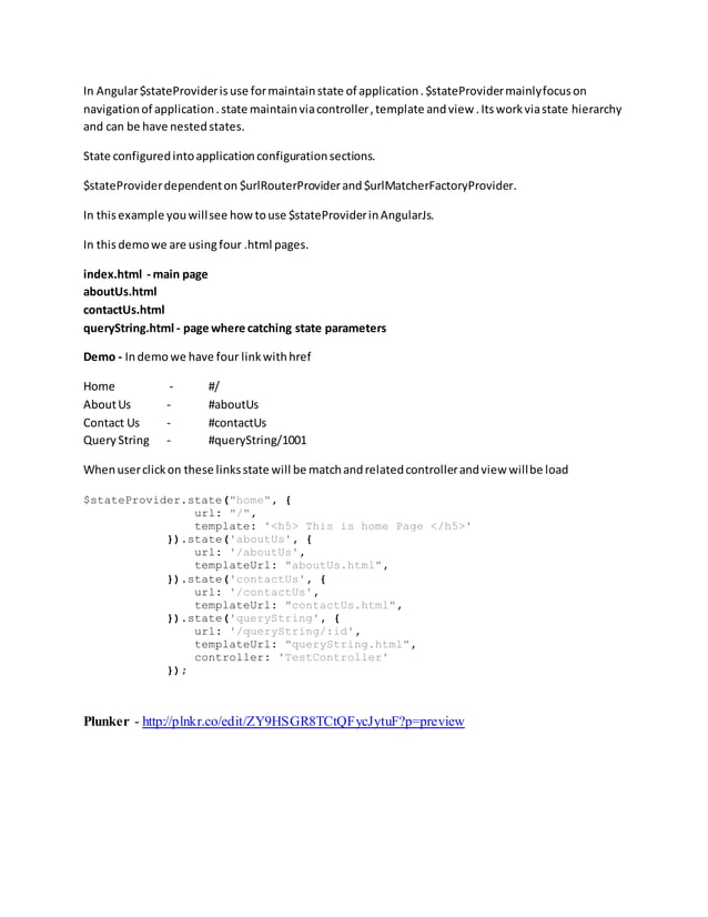 How routing works in angular js | PDF