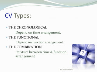 How to Write Cv | PPTX