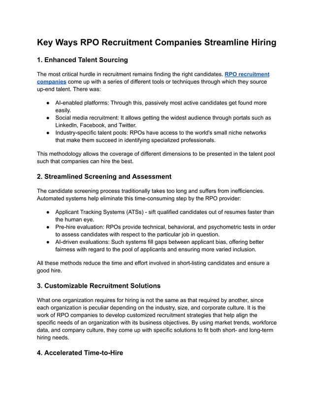 How RPO Recruitment Companies Streamline Hiring Processes.pdf