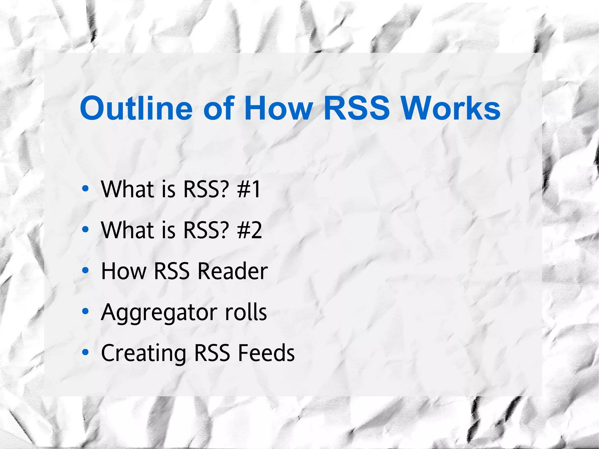 How Rss Works | PDF | Internet | Computing