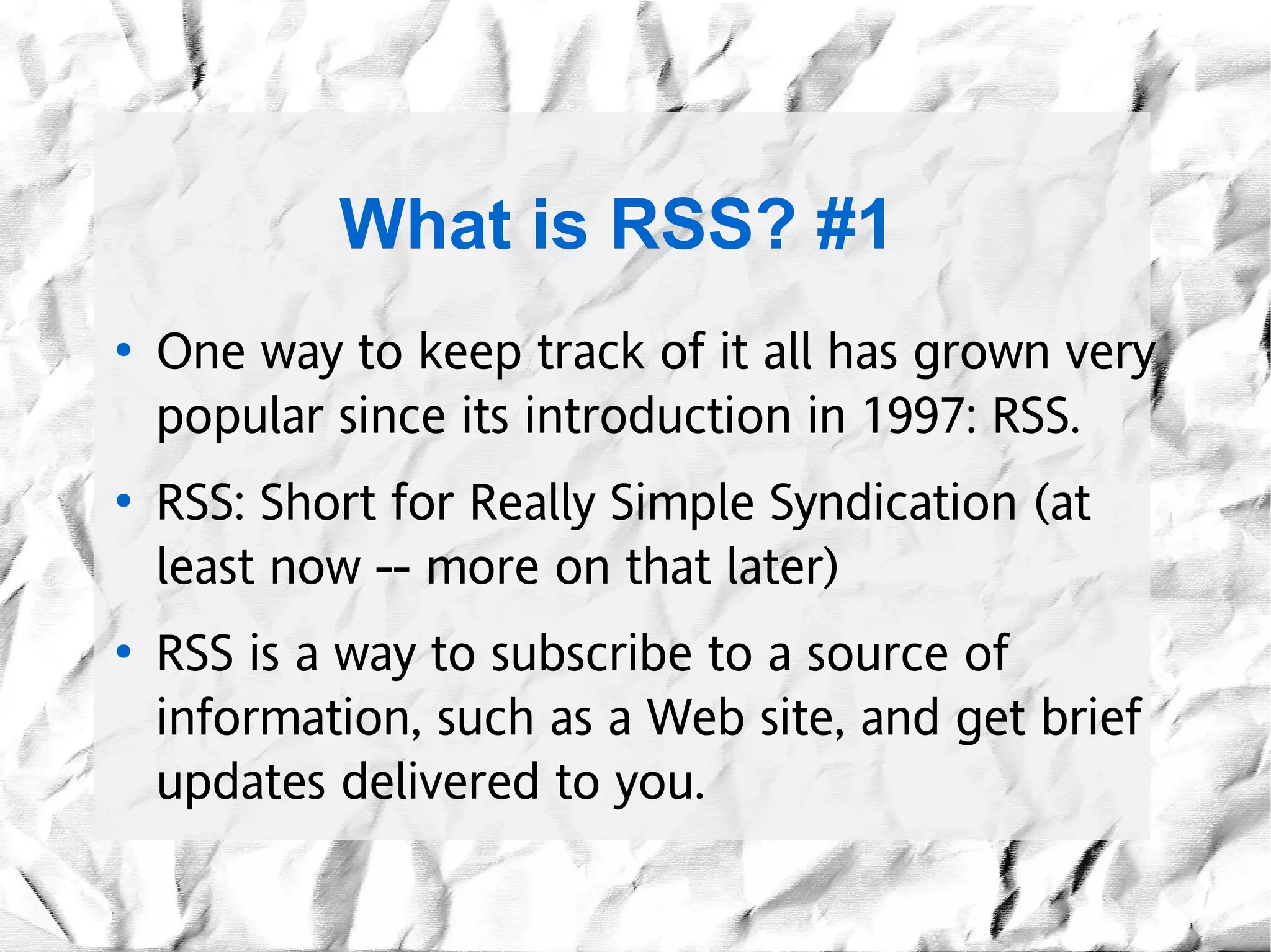 How Rss Works | PDF | Internet | Computing