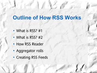 How Rss Works | PDF | Internet | Computing