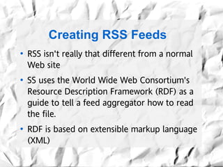 How Rss Works | PDF | Internet | Computing